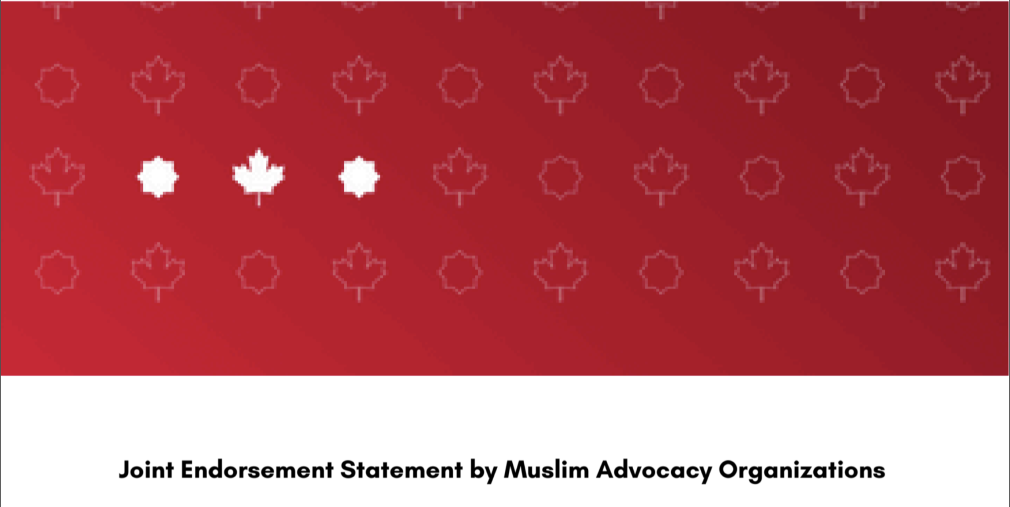 Joint Endorsement Statement by Muslim Advocacy Organizations for 2025 Federal Election ...